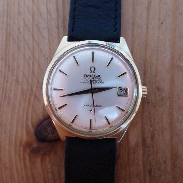 FS Omega Constellation in solid 18ct gold monocoque case | WatchCharts ...