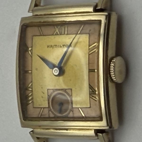 Vintage Menâ s Hamilton Ross watch cal.980 14k Gold Filled Case FOR ...