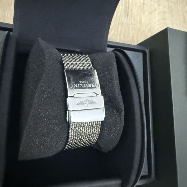 Breitling Superocean Heritage Blue Men's Watch - A13320 46mm Mesh ...