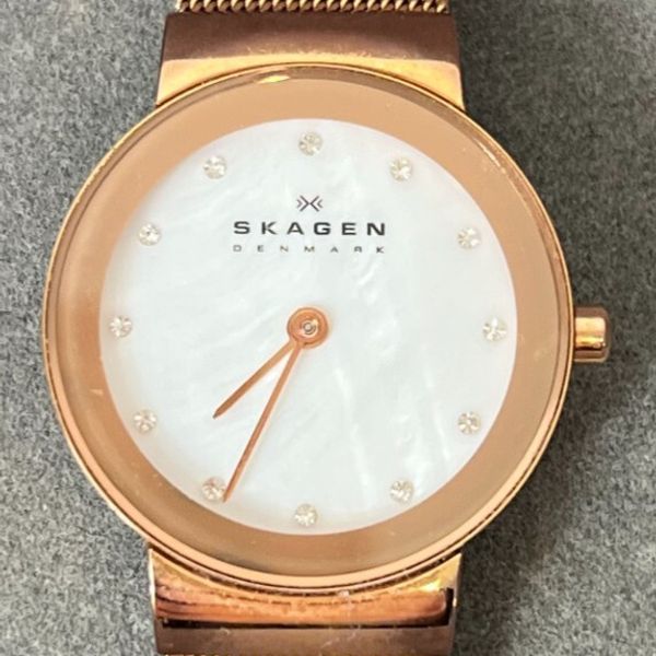 Skagen, Mother Of Pearl Dial, Rose Gold, Ladies, Watch | WatchCharts Marketplace