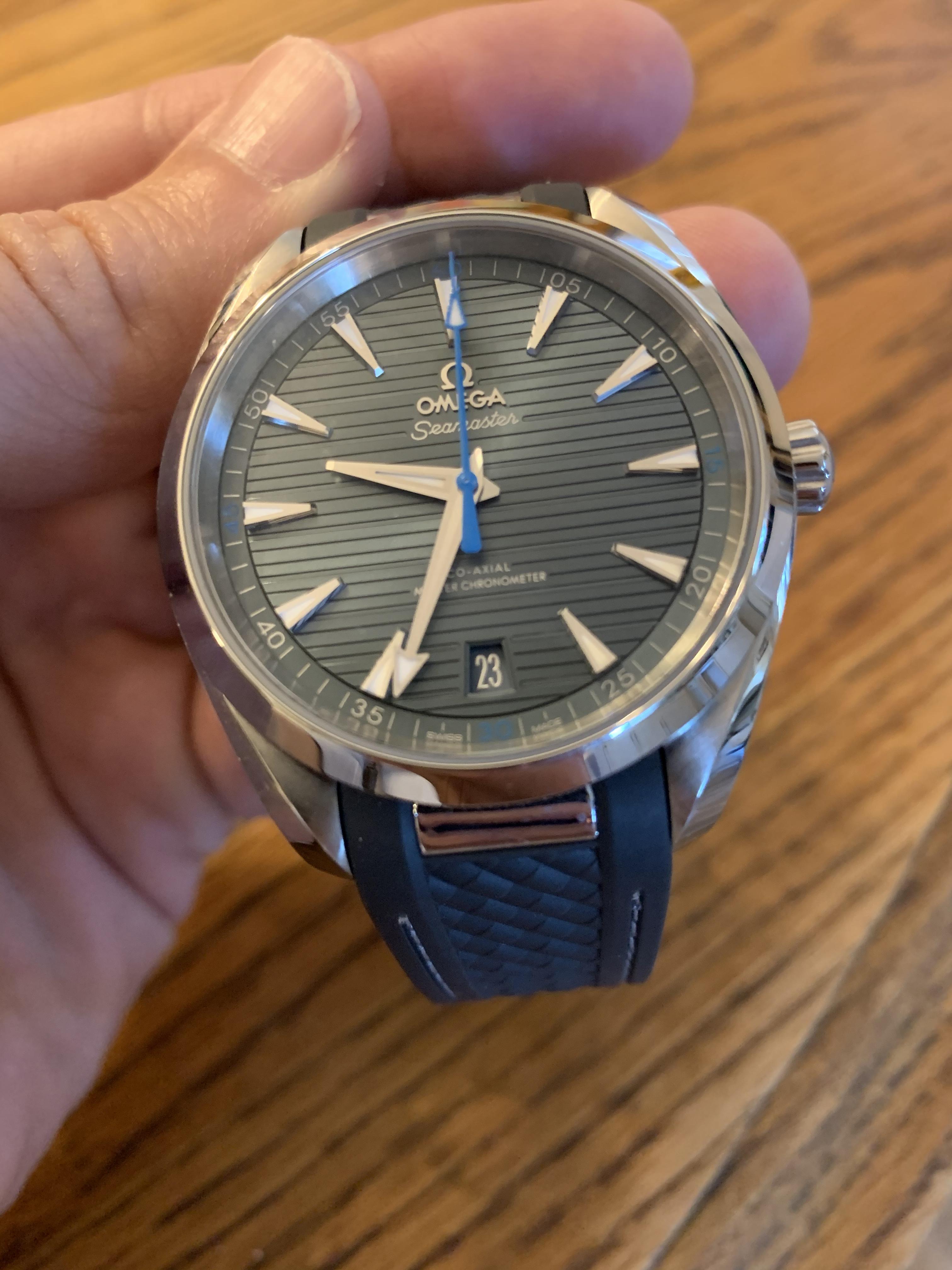[WTS] Omega Aqua Terra Blue 8900 Full Set! | WatchCharts