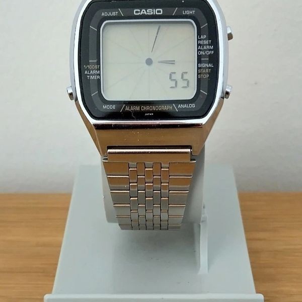 Casio A201 Blue Thunder DigitalHands 1981 Vintage Digital Watch No ...