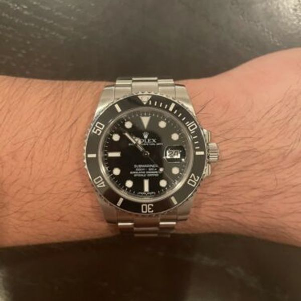 Rolex Submariner 116610 Date Ceramic Bezel Oyster Steel Watch *MINT ...
