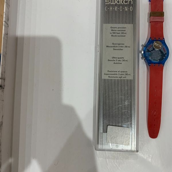 Swatch Watch 1992 Chrono Collection 'JFK' SCN103 Unisex Original Case ...