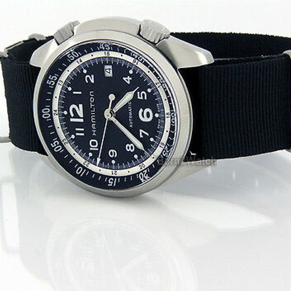 HAMILTON H76455933 MEN KHAKI PILOT PIONEER SWISS AUTOMATIC*SUPER ...