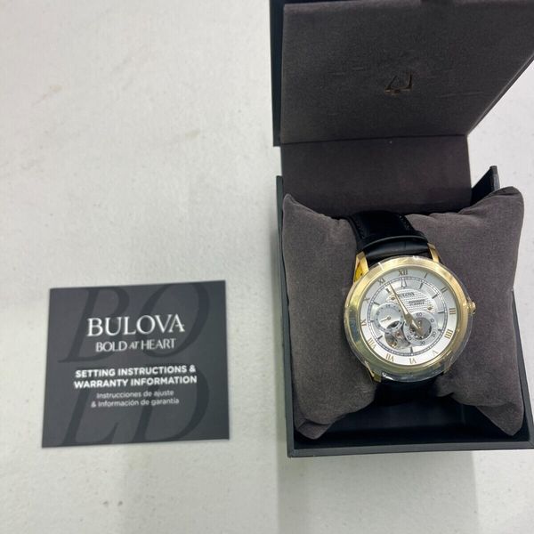 Bulova Mens Classic Sutton 4-hand Automatic Watch 24HR Subdial 42MM ...