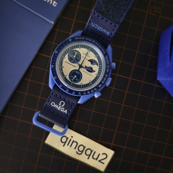Swatch #Moons watch MISSION TO THE SUPER BLUE MOON PHASE | WatchCharts ...