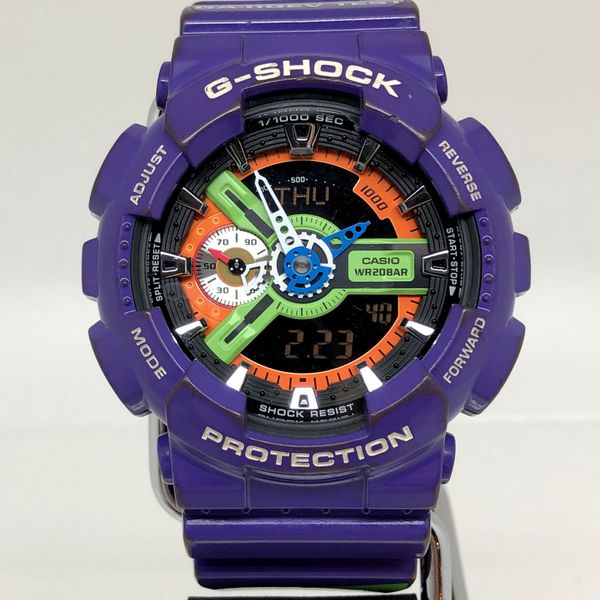 G-SHOCK G-SHOCK CASIO Casio watch GA-110EV-6AJR Evangelion collaboration double name EVANGELION ...