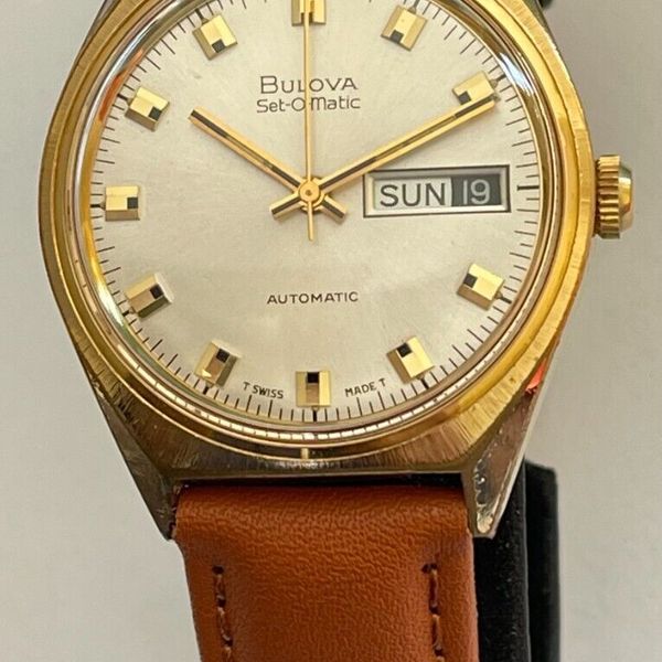 Vintage Bulova Set-O-Matic Automatic watch Bulova 11BSACB 17 Jewels SERVICED | WatchCharts ...