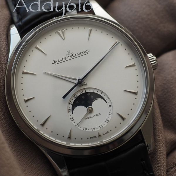 FS BNIB JLC Master Ultra Thin Moon STEEL 1368420 Jaeger Le Coultre ...