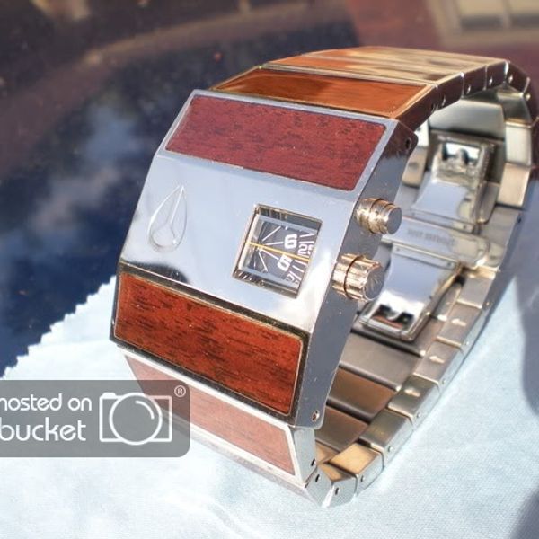 Nixon Rotolog, wood paneling | WatchCharts Marketplace