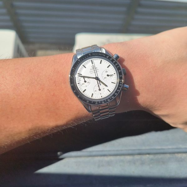 Omega Speedmaster Reduced Albino White Marui Edition | WatchCharts ...