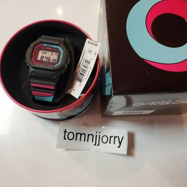 Casio G-Shock GWB5600 Gorillaz x G-Shock Digital Black Men's Watch ...