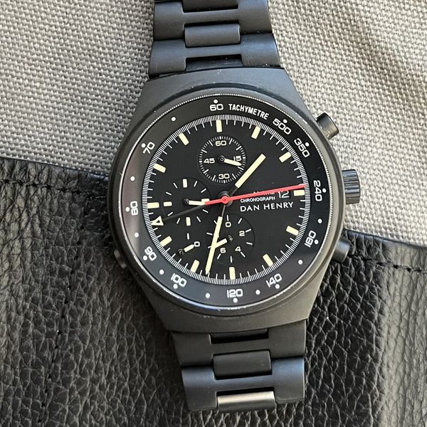 Dan Henry 1972 Maverick ‘Top Gun’ Alarm Chronograph Limited Edition Men ...