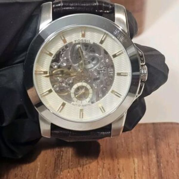 Fossil ME1026 Automatic Winding Stainless Steel Men's Watch New In Box ...