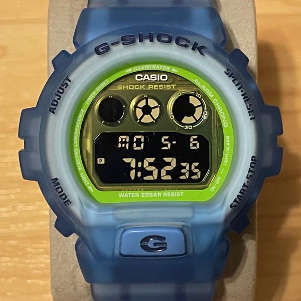 [WTS] Casio G-Shock DW-6900LS-2 Color Skeleton Series Blue Green ...