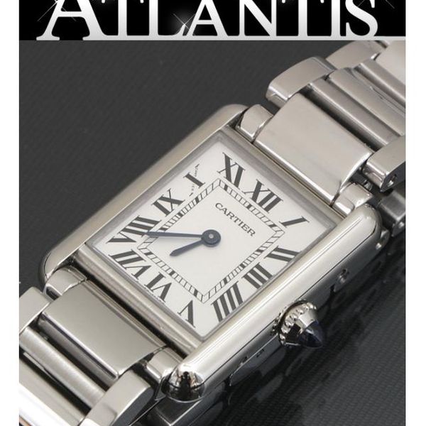 Extremely beautiful Cartier Cartier tank mast SM WSTA0051 Material SS ...