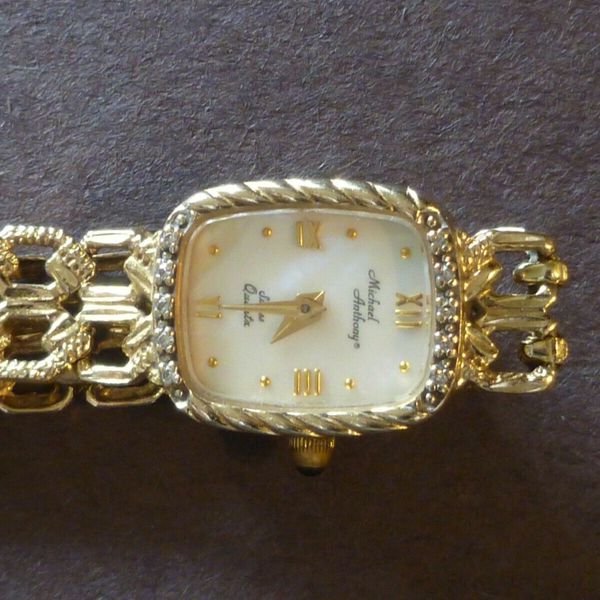 Michael Anthony Ladies Swiss Quartz Watch 14K ~ for small wrist ...