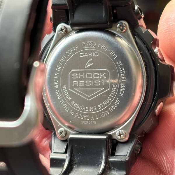 Casio G Shock AWG 101 Digital/Analogue Watch. | WatchCharts Marketplace