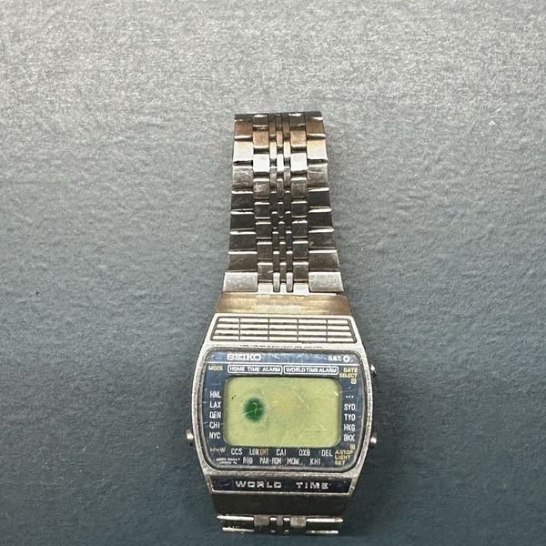 Seiko A239-502A vintage world time watch from 1979 For Parts, Untested ...