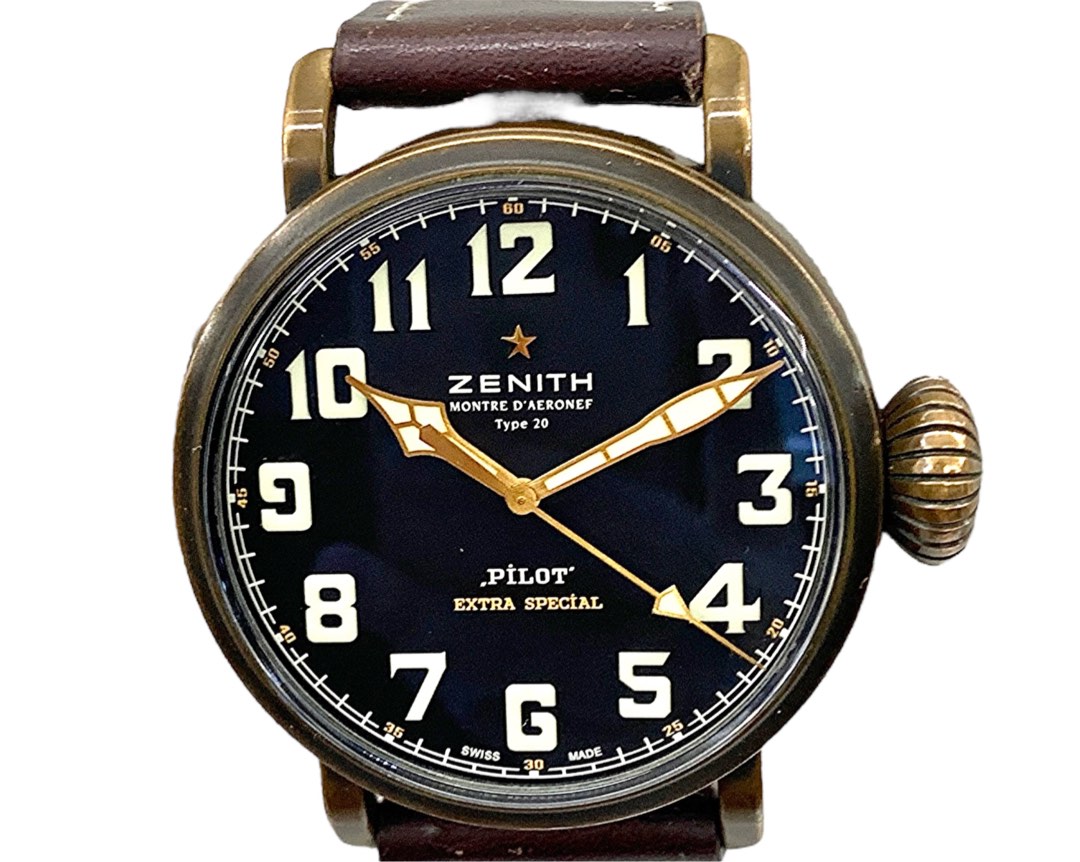 Zenith 29.2430.679/21.C753 Black Pilot 45mm | WatchCharts Marketplace