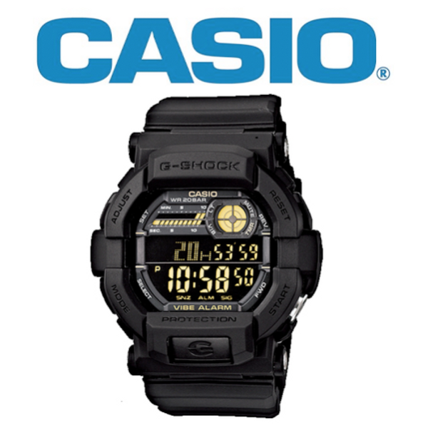 Casio GD-350-1BER G-Shock Alarm Chronograph Mens Watch With Negative ...