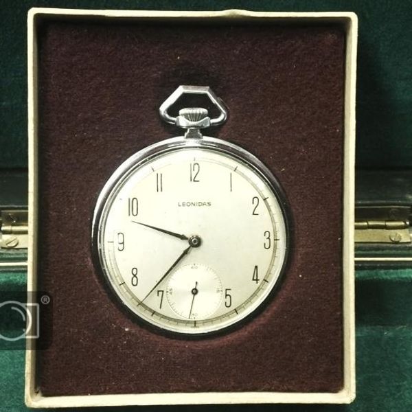 FS: Vintage Leonidas Pocket Watch w/Unitas Movement in Box $175.00 OBRO ...
