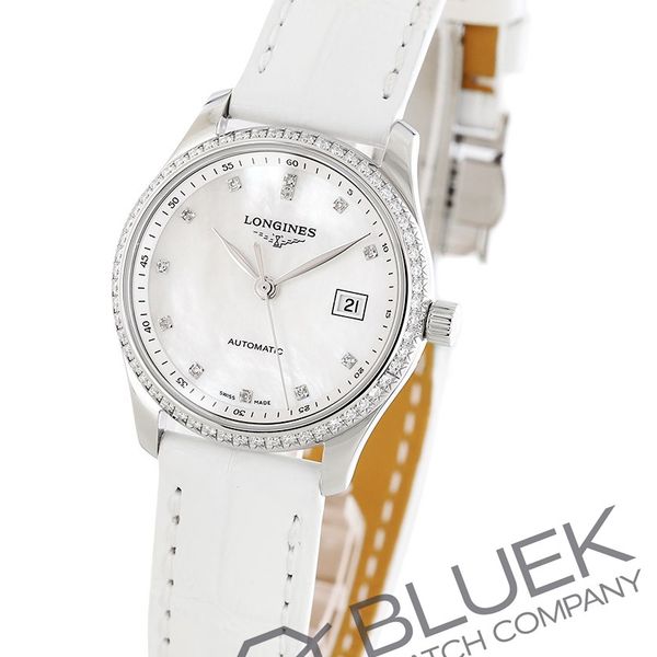 Longines Master Collection Diamond Alligator Leather Ladies L2.257.0.87 ...