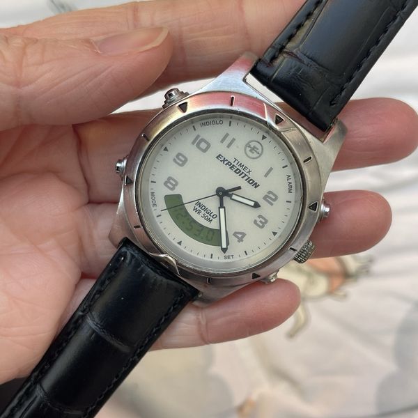 Timex Expedition Indiglo Wr50m Analogue Digit Mens Quartz Watch RR | WatchCharts Marketplace