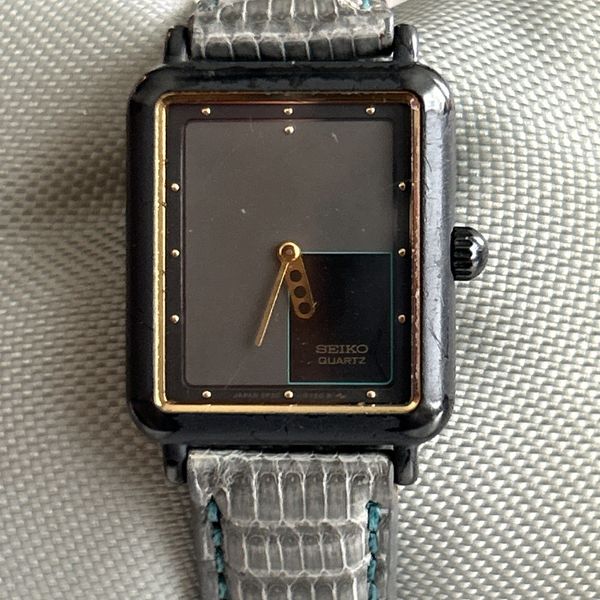 Rare Vintage Seiko #2P20-5470 Two-Tone Dial Ladies Quartz Watch with ...