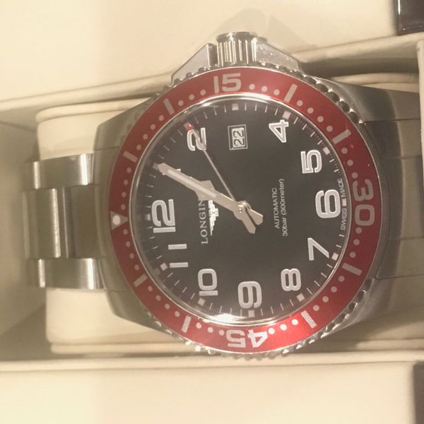 Red Longines Hydroconquest 41mm, Automatic | WatchCharts