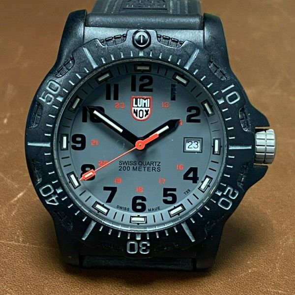 LUMINOX PC CARBON CASE 8800 SERIES DIVE WATCH, EXCELLENT BARELY USED ...
