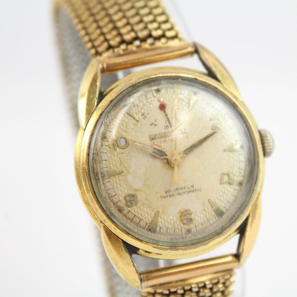 Vintage Marathon Ultra Deluxe Power Reserve Indicator Watch Automatic ...