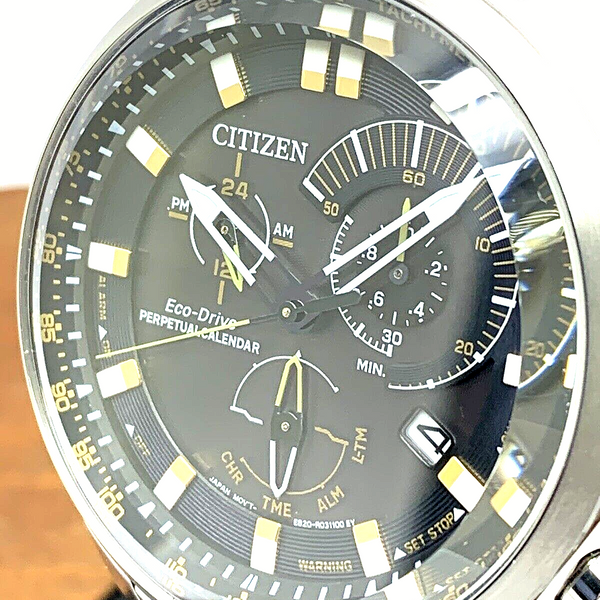 Citizen Men's Watch BL5600-53E Eco-Drive Chronograph Perpetual Gray ...