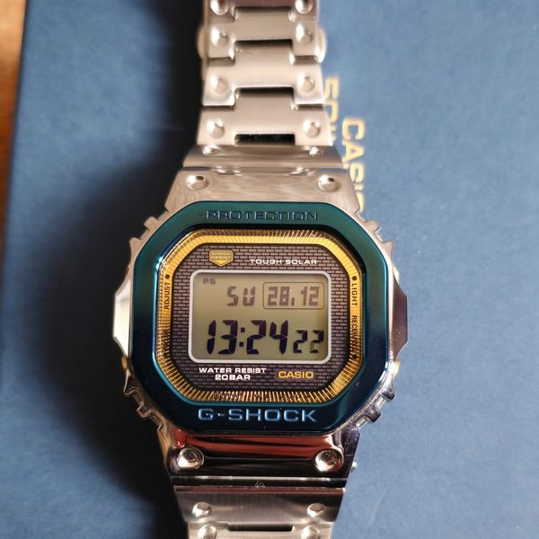 Casio G-Shock 50th Anniversary - Sky and Sea 5000 Series GMW-B5000SS-2 ...