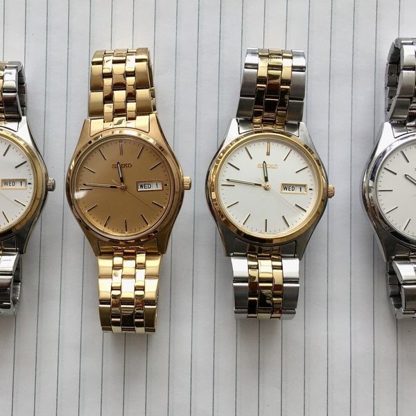 [$155 USD] FS: Four Vintage Quartz Seikos | WatchCharts Marketplace