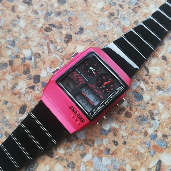 Citizen Trans Continents 8989-S010764 Ana Digi Temp JDM Aluminum Case ...