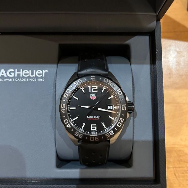 tag heuer formula 1 black face , black strap | WatchCharts Marketplace