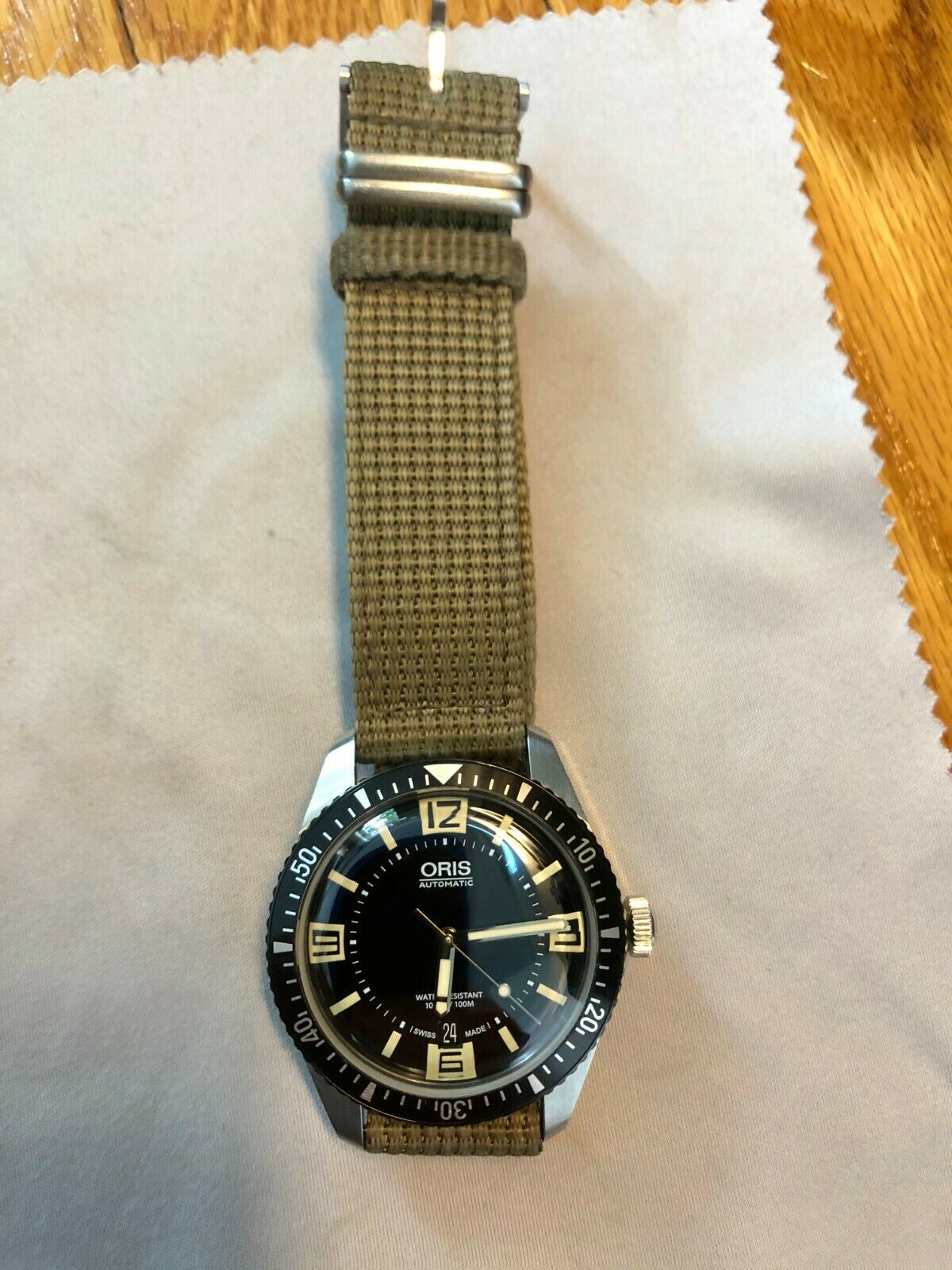 Used Oris Heritage Diver 65 Divers Sixty Five automatic dive watch w ...