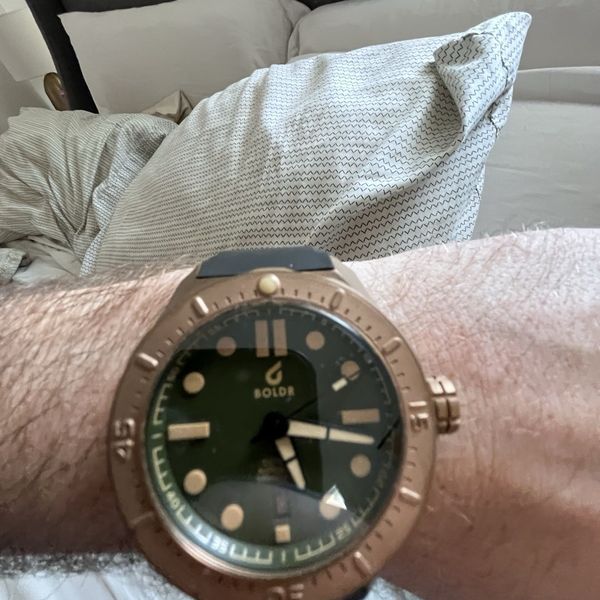 BOLDR Odyssey BRONZE PINE GREEN Automatic Diver watch | WatchCharts ...