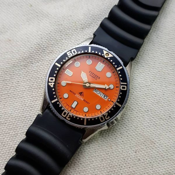 [WTS] Citizen Air Diver 2851-262981 Orange Dial | WatchCharts Marketplace