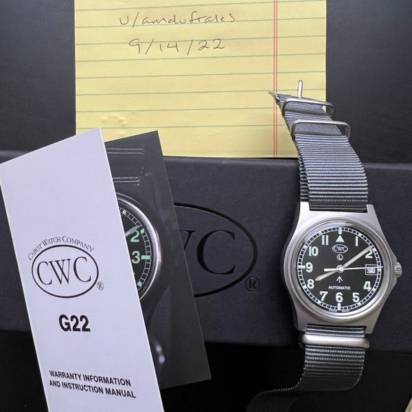 [WTS] mint CWC G22 Automatic (Sellita SW200-1) with box & papers ...