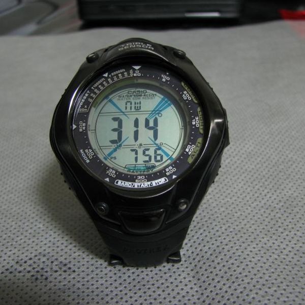 FS Casio Protrek PRG-70 black titanium Solar triple sensor duplex LCD | WatchCharts Marketplace