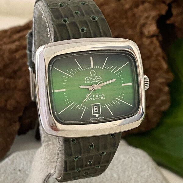 omega geneve dynamic automatic rectangular tv model | WatchCharts ...