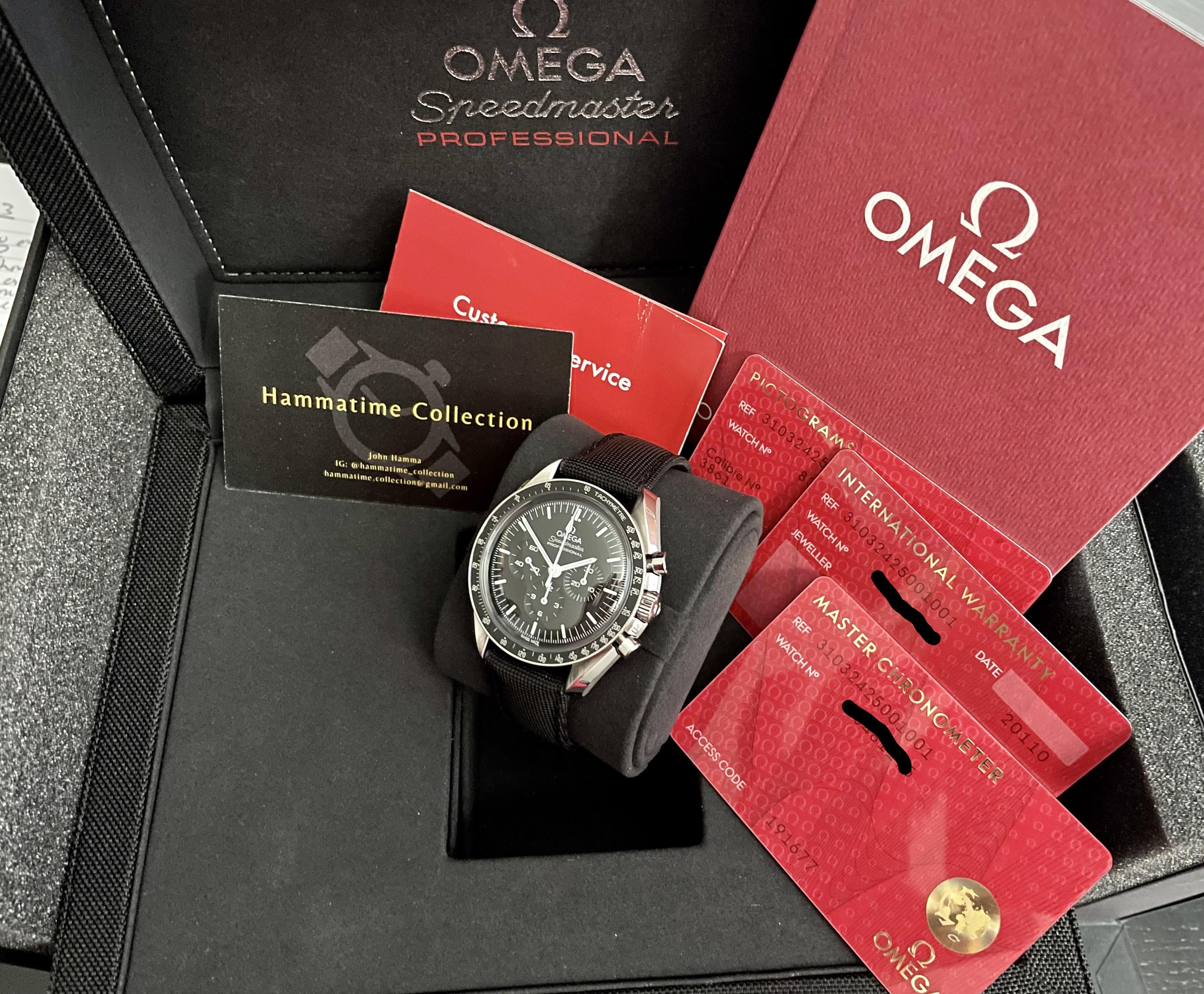 [WTS] Omega Speedmaster Moonwatch Hesalite - Full Kit Like New ...