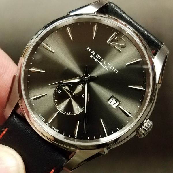 FSOT: Hamilton Jazzmaster Slim Small Seconde Automatic Men's Watch Gray ...