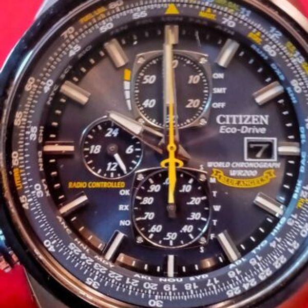 Citizen Eco-Drive WR200 Blue Angels Wrist Watch | WatchCharts Marketplace