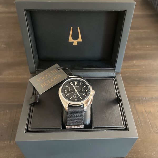 Bulova Lunar Pilot- Black (96A225 Men's Watch - Black) | WatchCharts ...