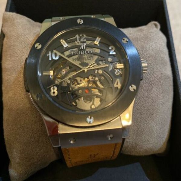 Hublot Big Bang 582888 Geneve Collection With Ruby Stone | WatchCharts Marketplace