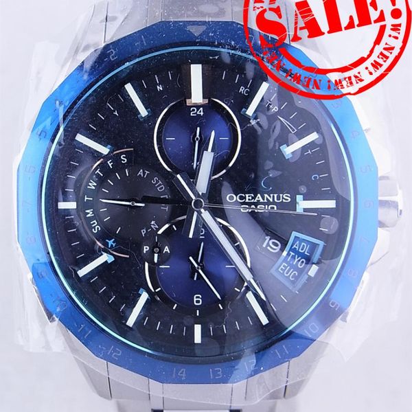 Casio Oceanus Blue Dial Blue Bezel OCW-G2000RA-1AJF New | WatchCharts ...